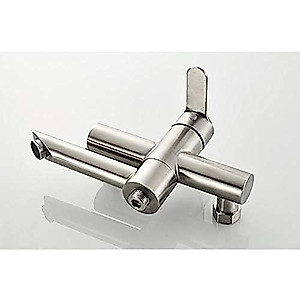 Kitchen Taps Stainless Steel Bathtub Faucet Bathroom Shower Hot and Cold Water Mixing Polished Brused Bathtub Faucets Tap