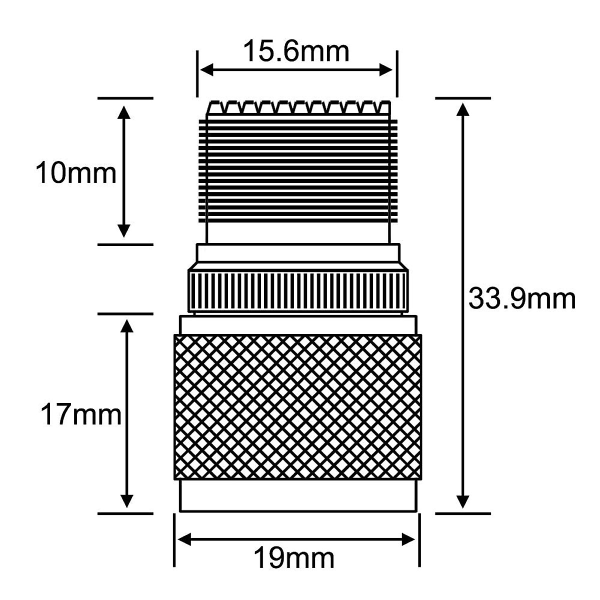 Boobrie N Male to UHF Female SO-239 Connector SO239 Jack to N-Type RF Coaxial Coax Cable Adapter for Antenna/Wireless LAN Device/WiFi/Radio/Coaxial Extension Cable Pack of 2