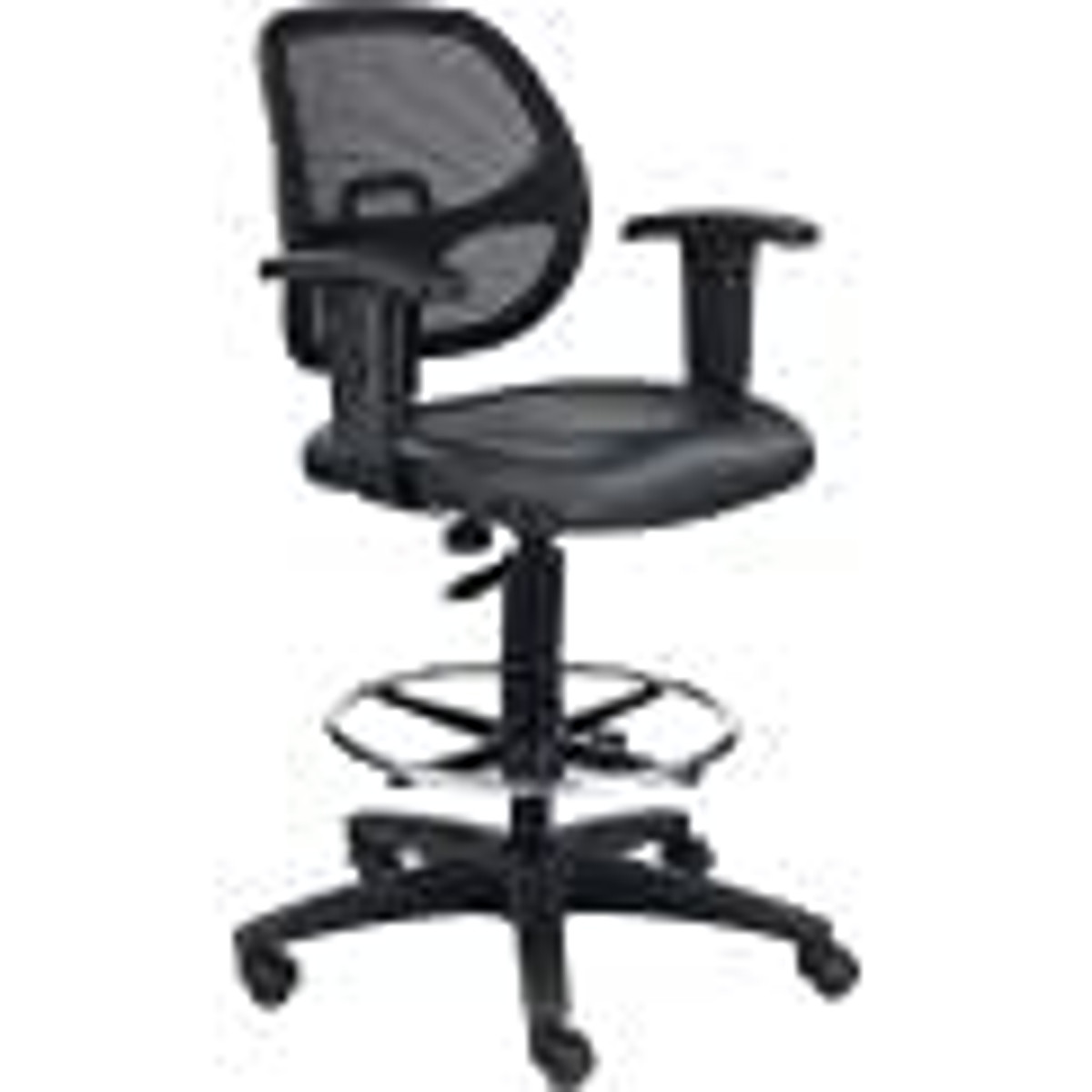 Global Industrial Mesh Back/Vinyl Seat Drafting Stool
