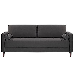 Lifestyle Solutions Lexington Sofas, 75.6" W x 31.1" D x 33.5" H, Heather Grey