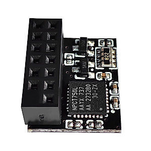 NewHail TPM2.0 Module TPM-SPI 14Pin Module with Nuvoton NPCT750 for ASUS Motherboard,Comptible with Win11