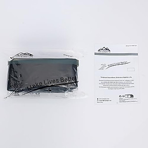 supregear Arm Sling, Lightweight Neck Support Collar Immobilizer Simple Arm Sling Breathable Shoulder Support for Men Women (Black, Standard)