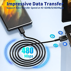 Super Fast Charging for Samsung, Redpark 45W USB-C GaN Power PPS Fast Charger with 5FT Type C to C Quick Charge Cable for Samsung Galaxy S22/S22 +/S22 Ultra/S21 20 Ultra/Note 20 10 Plus, Galaxy Tab S8