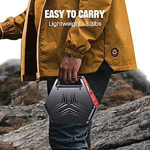 100W Portable Solar Generator, 40W Foldable Solar Charger with USB & 12-15V DC output, A Super Travel Portable Battery Pack/Power Station for Outdoors Camping RV Trip Travel Hunting Emergency Use