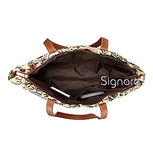 Signare Tapestry Shoulder Bag Tote Bag for Women with Sunflower Butterfly Dragonfly (SHOU-MGD)