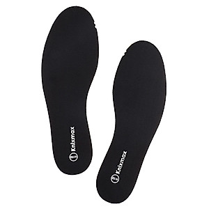 Knixmax Memory Foam Insoles for Men Women, Super Soft Shoe Inserts for Sneakers Slippers Boots Liners Replacement Inner Soles, Cushioned Flat Shoe Pads Black EU 43