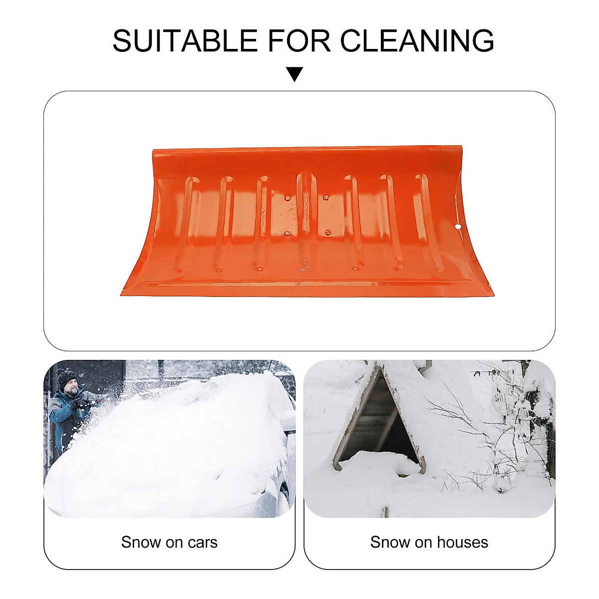 DECHOUS Snow Shovel Accessories Car Snow Removal Tool Snow Shovel for Car Sand Mud Removal Tools Car Gadgets Outdoor Broom Frost Removal Shovel Barn Shovel Head Iron The Snow Draft Board