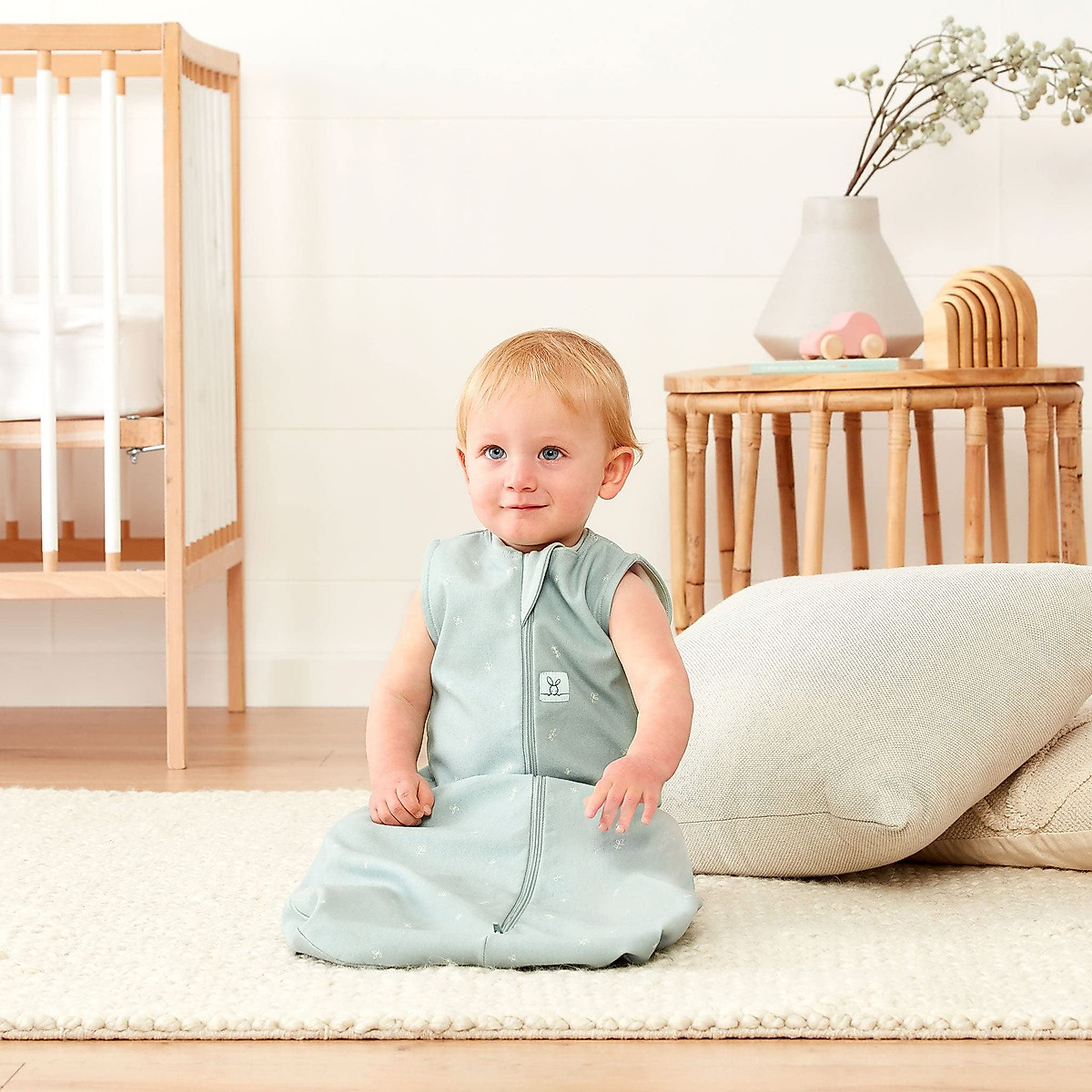 ergoPouch 1.0 Tog Jersey Baby Sleep Sack – Organic Cotton Baby Sleeping Bag, Made of Soft & Breathable Material for Peaceful Night's Sleep (Berries, 8-24 months)