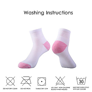JOYNÉE Ankle Socks Women Low Cut Athletic Running with Cushion for Sports and Casual Use 6-Pairs Pack