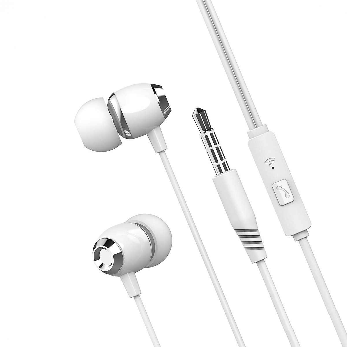 Wired Earphones Hi-Fi Sound Headphones Handsfree Mic Headset Earbuds Compatible with Amazon Fire HD 10 (2017), 8, Kindle DX, Fire, Fire 6, HD 7, 8.9, HDX 7, 8.9