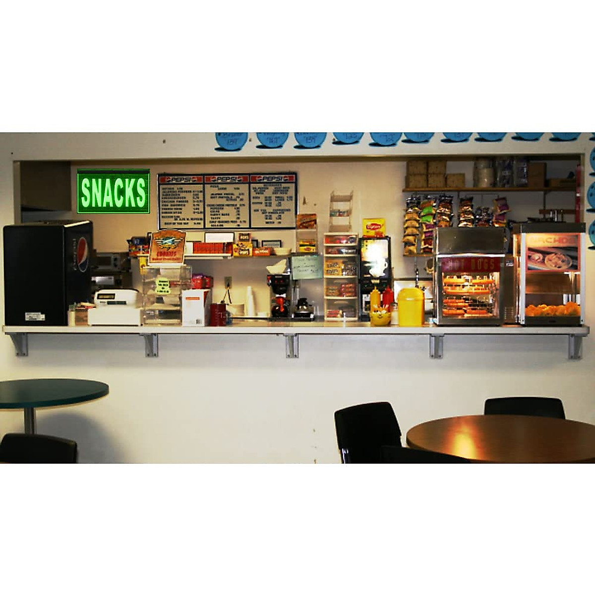 110075 Snacks Food Fish Chips Cafe Bar Shop Store Open Display LED Light Neon Sign (12" X 8", Green)