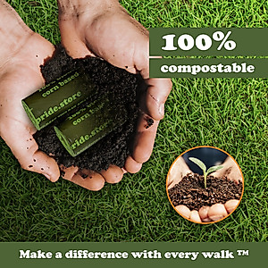 240-Pack Unscented Dog Poop Bags,Certified Compostable Dog Poop Bags, Biodegradable poop bags,Pet Accessories,Dog Waste Bags for Housebreaking!Bag Refills for Dogs,Puppy supplies,Cat Litter Bags