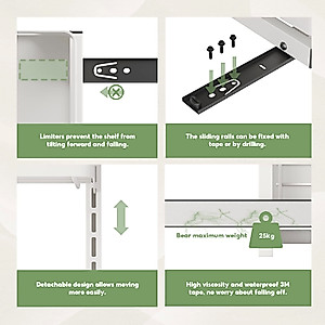 NETEL Under Sink Organizer,Pull Out Cabinet Organizer 2-Tier Slide Out Sliding Shelf Under Cabinet Storage Multi-Use for Under Kitchen Bathroom Sink Organizers and Storage, Black