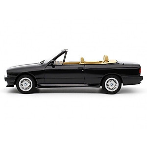 1989 E30 M3 Convertible Diamond Black Metallic Limited Edition to 3000 Pieces Worldwide 1/18 Model Car by Otto Mobile OT1012