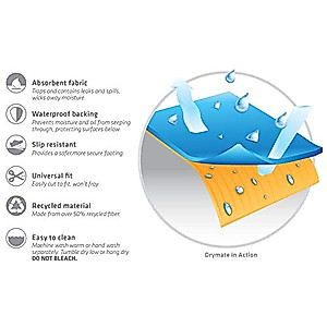 Gun Cleaning Mat - 16" x 20" Cleaning Pad for Remington 1911 with Parts Diagram, Absorbent, Waterproof, Made in the USA