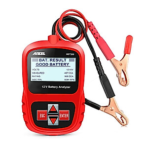 ANCEL BST200 Car Battery Load Tester 12V 100-1100 CCA Automotive Bad Cell Test Tool Digital Analyzer with ANCEL Protective Case Storage Bag