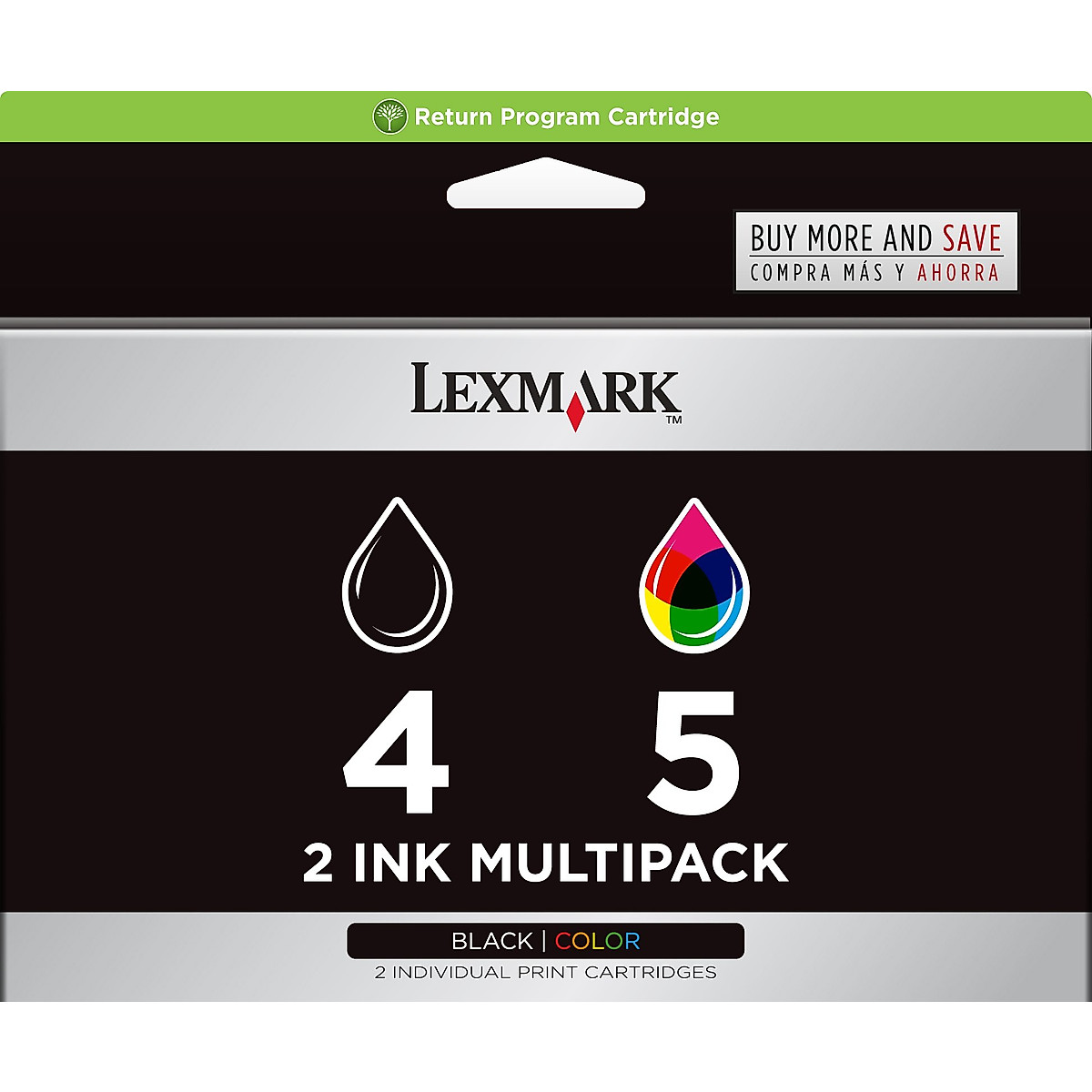 Lexmark #4 & #5 Black/Color Combo Pack
