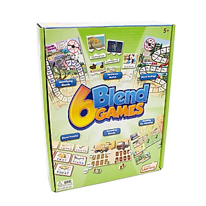Junior Learning JL410 6 Blend Games,Multi, Medium