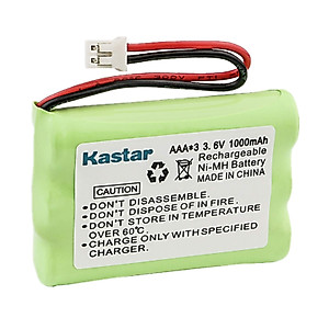 Kastar 1-Pack AAAX3 3.6V PH 1000mAh Ni-MH Battery for Motorola MBP33, MBP36 MBP36PU Baby Monitor, TFL3X44AAA900 CB94-01A and Graco 2795DIG1, 2791, 2796VIB1, TMK NI-MH, iMonitor Vibe