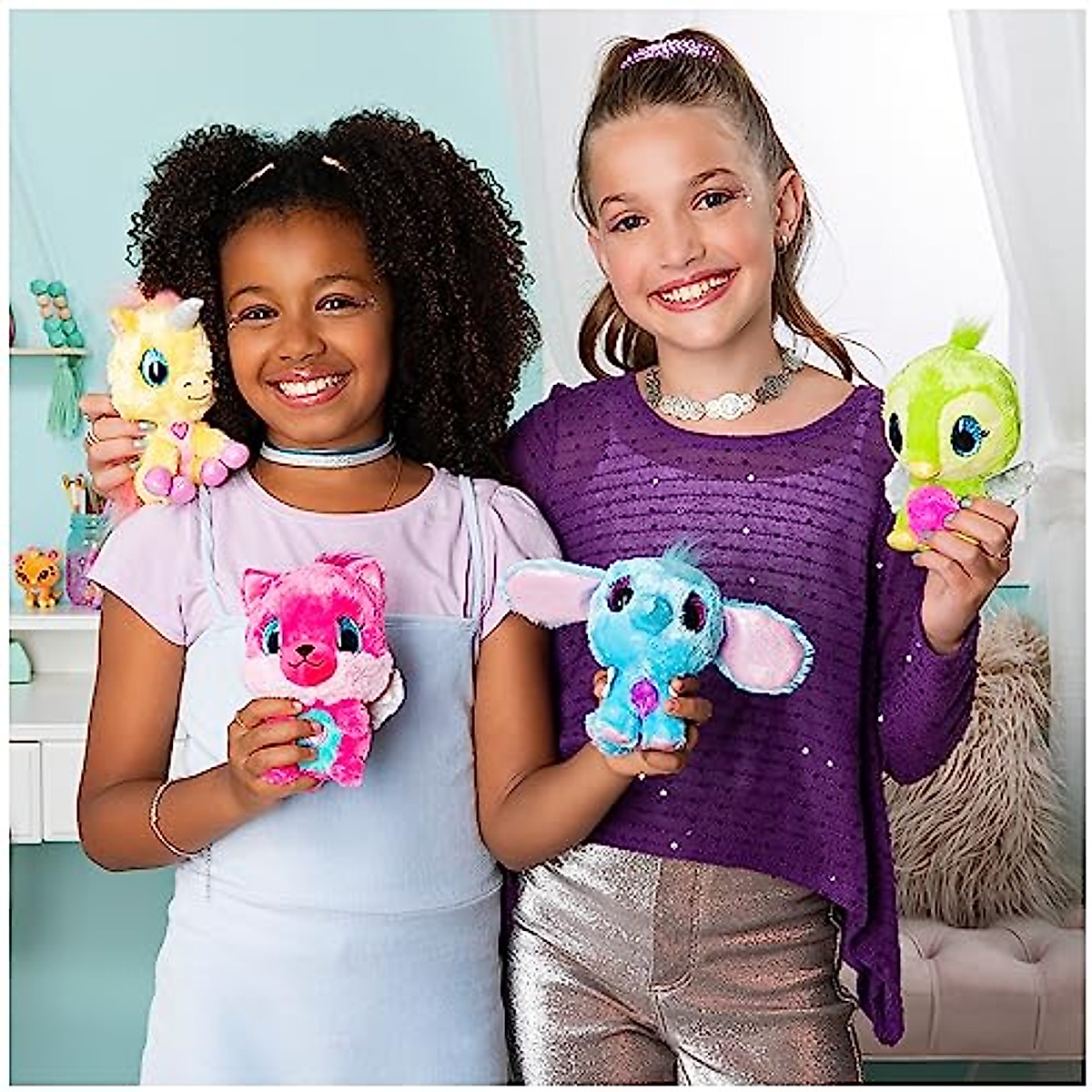 Hatchimals HatchiBuddies, 6” Tall Plush with Egg (Styles May Vary)