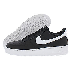 NIKE Men's Low-Top Sneakers Basketball Shoe, Black White, 9