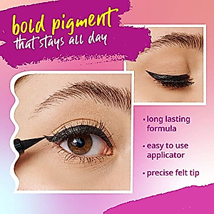 essence | Lash Princess Eyeliner Pen | Smudge Proof & Easy to Use | Vegan & Cruelty Free | Free From Parabens-Fragrance & Microplastic Particles (Black)