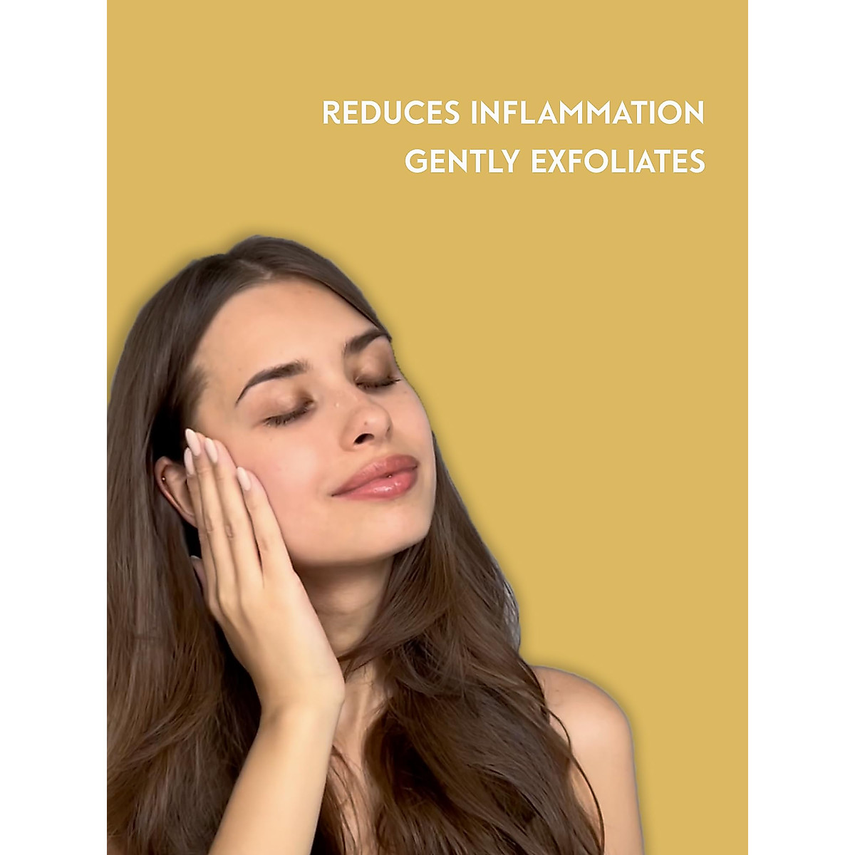 Exfoliating Pineapple Face Milk Serum with Olive Leaf Extract and Allantoin, 1 Fl Oz / 30 ml