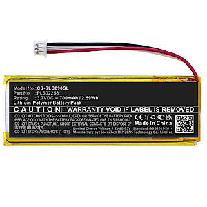 Henhaoro Game Console Battery for SteelSeries Nimbus+ Controller 69070 9076SW 69089 P/N: PL602258