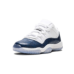Jordan Youth Air 11 Retro Low LE GS CD6847 102 Blue Snakeskin - Size 6Y