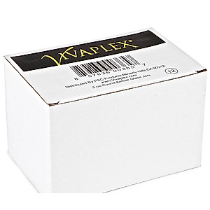 Vivaplex, 12, Amber, 2 oz, Round Glass Jars, with Inner Liners and black Lids