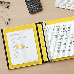 Staples 827605 1.5-Inch D-Ring Better Binder Yellow (19060)