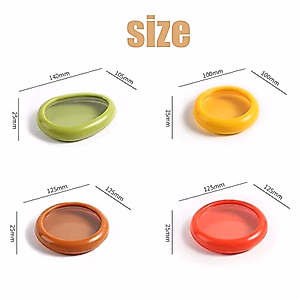 Silicone fruit storage box,Fruit and vegetable antioxidant storage box,Refrigerator silicone fruit and vegetable storage container set (4 pieces)