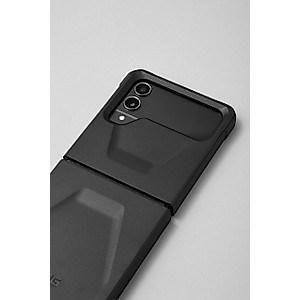 URBAN ARMOR GEAR UAG Designed for Samsung Galaxy Z Flip 4 Case 2022 Black Civilian Sleek Ultra-Thin Shock-Absorbent Protective Cover