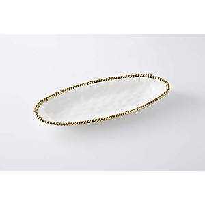 Pampa Bay Golden Salerno Oval Serving Piece