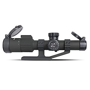 Monstrum G3 1-4x24 First Focal Plane FFP Rifle Scope | ZR305 H-Series Offset Scope Mount | Bundle