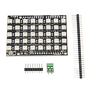 Color Light Development Board, PCB Material WS2812B 5050 RGB LED Integrated Driver Full Color 800Kbps Transmission Speed for Hotel