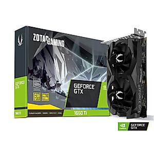 ZOTAC GeForce GTX 1660 Ti Gaming Dual Fan Graphics Card - 6 GB