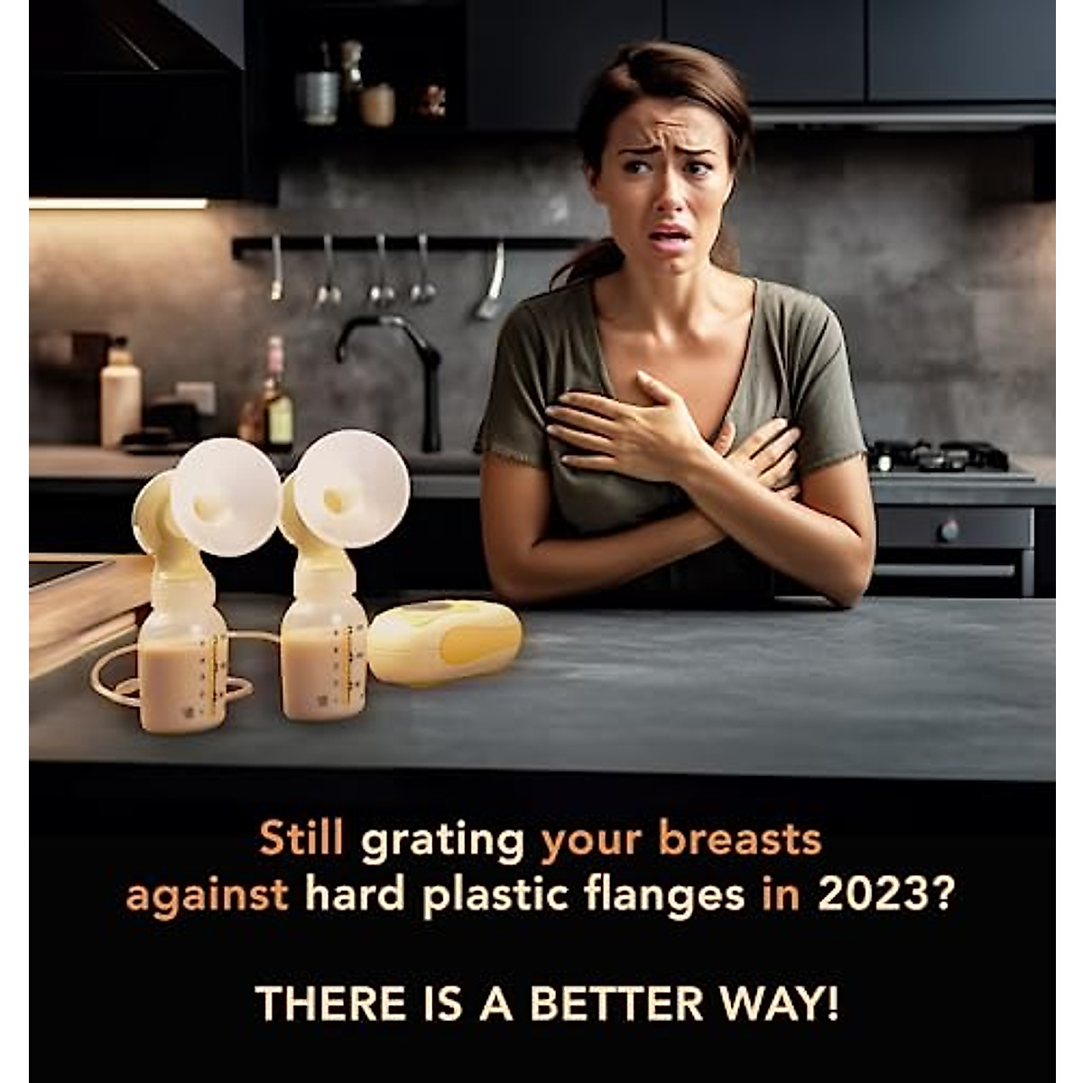 Cushy Silicone Flanges, Idaho Jones - Pack of 2, 21mm - Compatible with Spectra - Lightweight and Comfortable - Gentle Pumping - Pump in Style Flanges