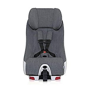 Clek Foonf Convertible Car Seat with Rigid LATCH system, Crumple Zone safety system, Adjustable Headrest, Reclining Design and Anti-Rebound Bar (Cloud)