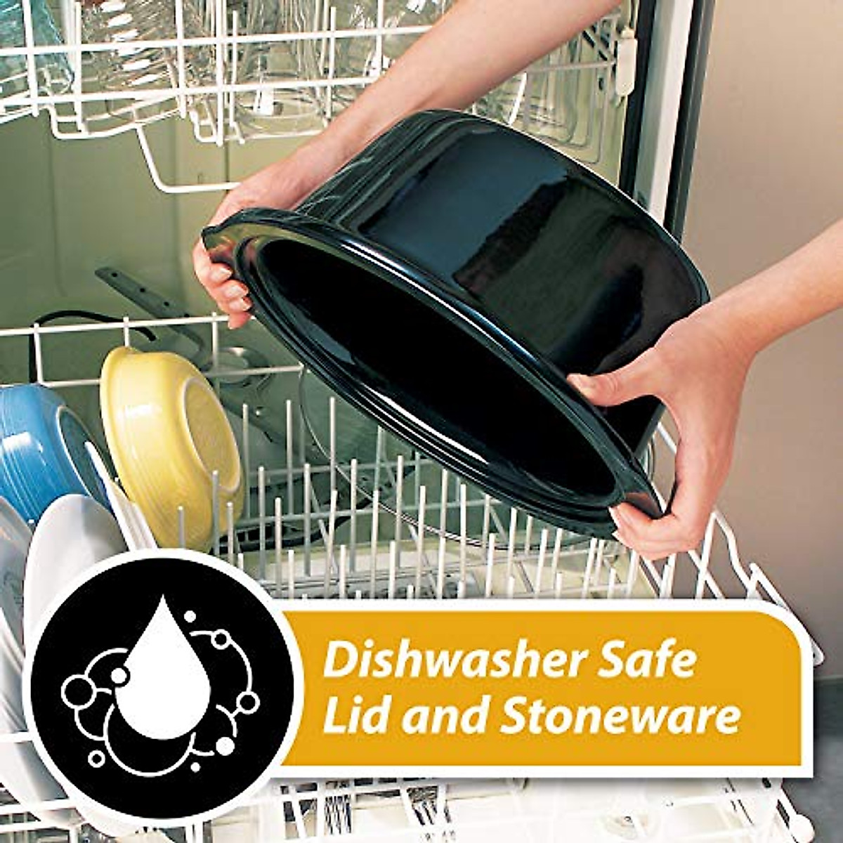 Crock-Pot Large 8 Quart Oval Manual Slow Cooker, Stainless Steel (SCV800-S)