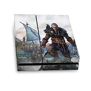 Head Case Designs Officially Licensed Assassin's Creed Male Eivor 2 Valhalla Key Art Vinyl Sticker Gaming Skin Decal Cover Compatible With Sony PlayStation 4 PS4 Console
