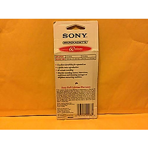 Sony 3MC-60B Microcassette - 3 Pack
