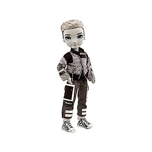 Rainbow High Shadow Series 1 Ash Silverstone- Greyscale Boy Fashion Doll. 2 Silver Designer Outfits to Mix & Match with Accessories, Great Gift, Multicolor, 583578EUC