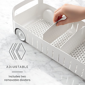 YouCopia RollOut Caddy Under Sink Organizer, 8" Wide, White