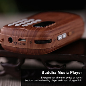 Buddha Machine Buddhist Music Player Light Weight Small Volume Take Easily Buddhist Prayer Machine 3.1 x 2.0 x 0.8in