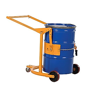 Vestil DCR-110-55 Manual Drum Carrier/Rotator, 36-1/2" Length, 34-1/2" Width, 42" Height, 800 lbs Capacity