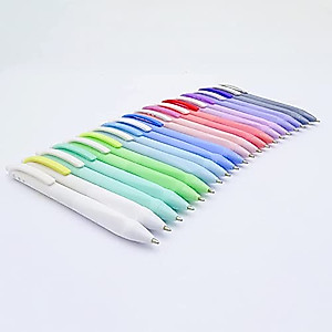 COLNK Retractable Ballpoint Pens,Medium Point 1.0mm,Black Ink,Comfortable Triangle Grip, Gift Pens Ballpoint for Note-taking,Soft Touch, Long Lasting Writing, 12 Count