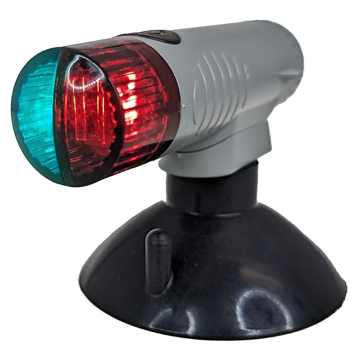 Pactrade Marine Boat Navigation Lights - Battery Powered Portable LED Red Green Bow Light (Suction Cup Mount) | Battery Operated Boat Lights, Kayak Lights for Night Kayaking