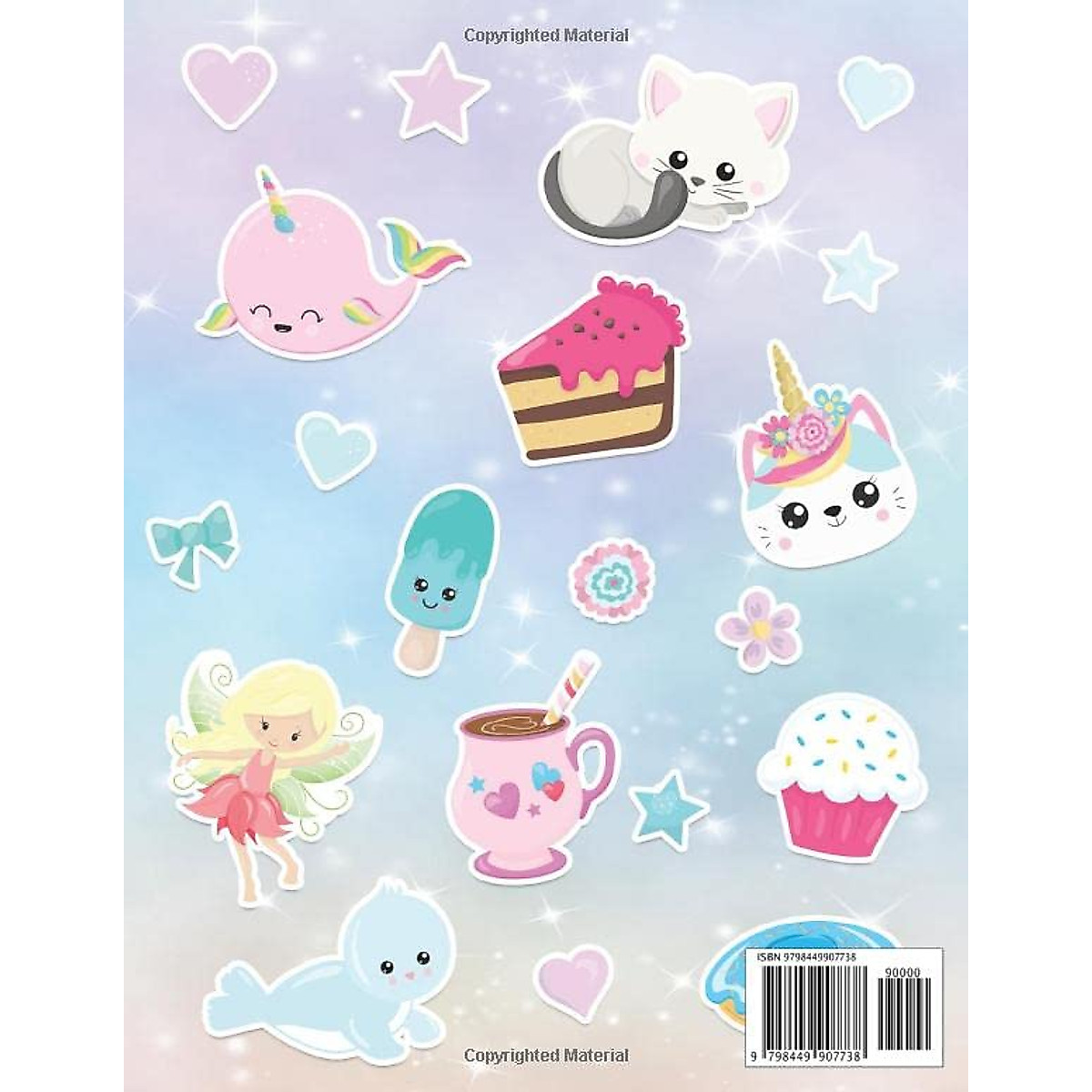 My Sticker Collection: Large BLANK Sticker Book for Collecting Stickers with 120 BLANK Pages for Kids Girls