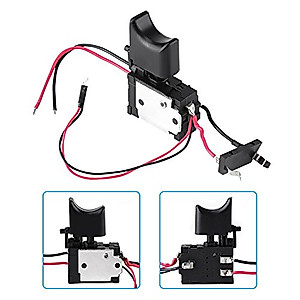 Electric Drill Trigger Switch, 7.2 V - 24 V Lithium Battery Cordless Convenient Electric Drill Speed Adjust Control Trigger Switch for Power Tools